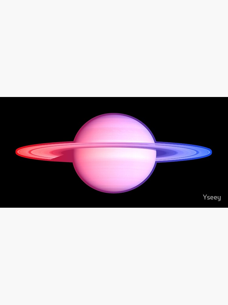 "Faded Saturn" Poster by Yseey | Redbubble
