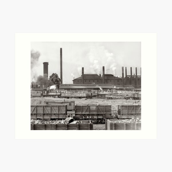 "Ensley Iron Works, 1906. Vintage Photo" Art Print for Sale by ...