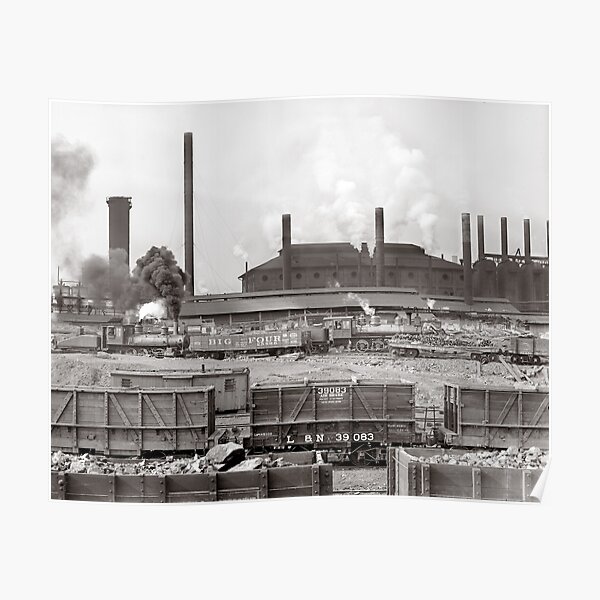 "Ensley Iron Works, 1906. Vintage Photo" Poster by historyphoto | Redbubble