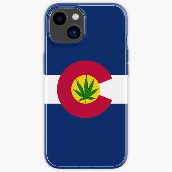 "Smartphone Case - State Flag of Colorado - Cannabis Leaf 8" iPhone Case for Sale by mpodger ...