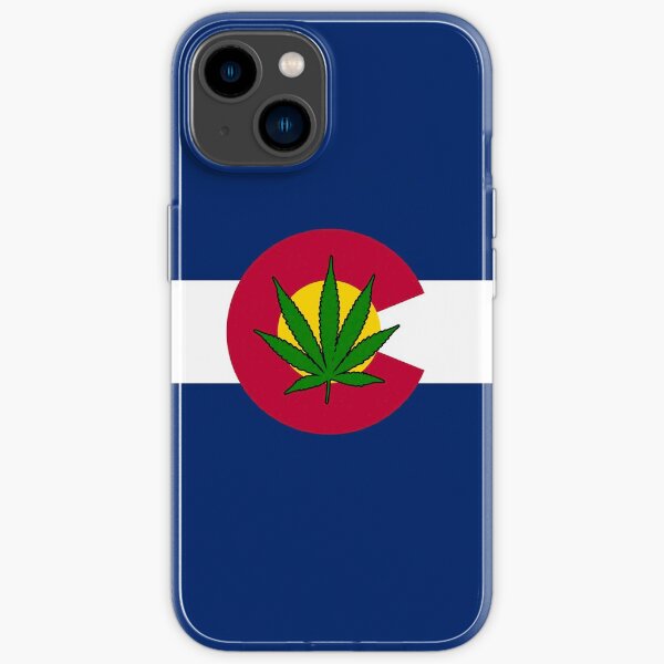 "Smartphone Case - State Flag of Colorado - Cannabis Leaf 2" iPhone Case for Sale by mpodger ...