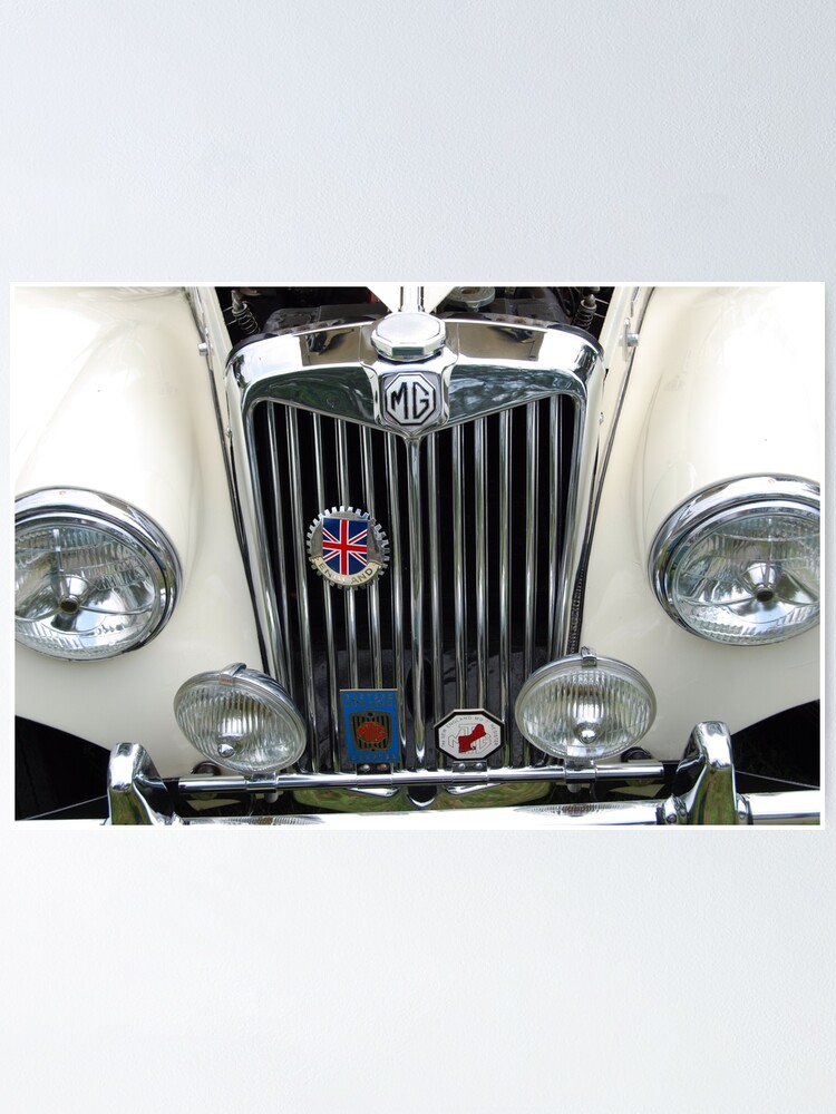 "The art of the car: MG 'TF 1500' (1955)" Poster by woodeye518 | Redbubble