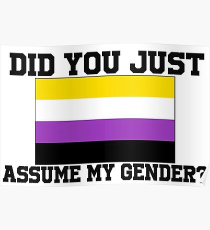 Non Binary Flag Posters | Redbubble