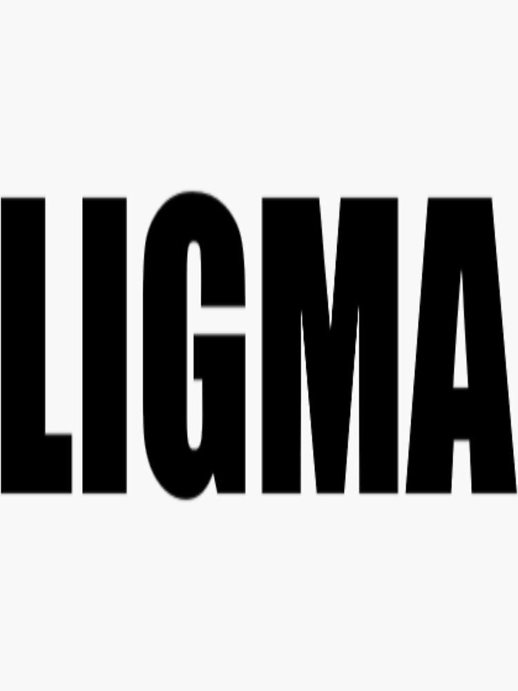 "Ligma Graphic desing" Sticker for Sale by bdanmartin | Redbubble