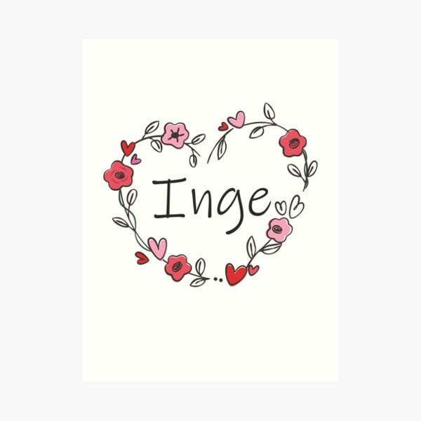 Inge Art Prints | Redbubble