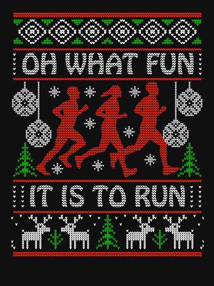 "Christmas Gift Idea for Runners Oh What Fun It Is To Run" Pullover ...