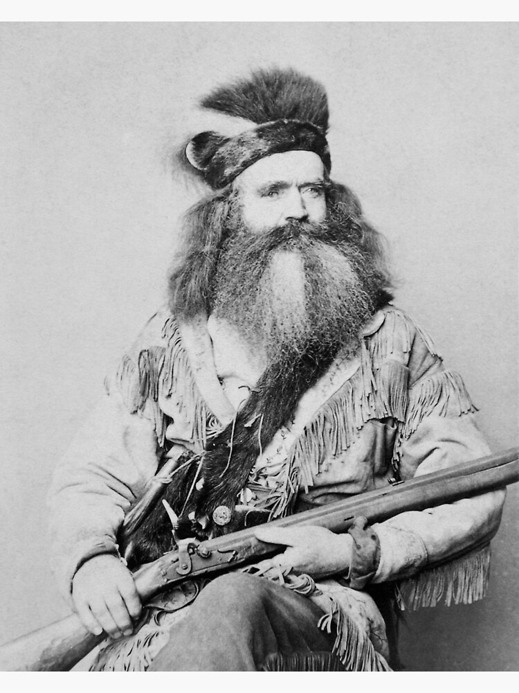 "Frontiersman, 1864. Vintage Photo" Canvas Print for Sale by ...