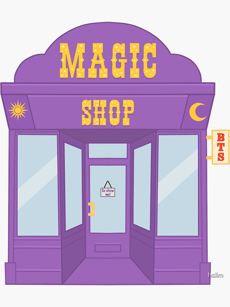 "MUSIC BTS BANGTAN MAGIC SHOP" Sticker for Sale by hslim | Redbubble