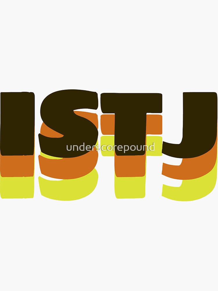 "ISTJ" Sticker by underscorepound | Redbubble