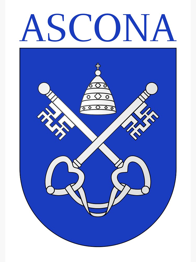 "ASCONA - COAT OF ARMS" Sticker for Sale by magnus51 | Redbubble