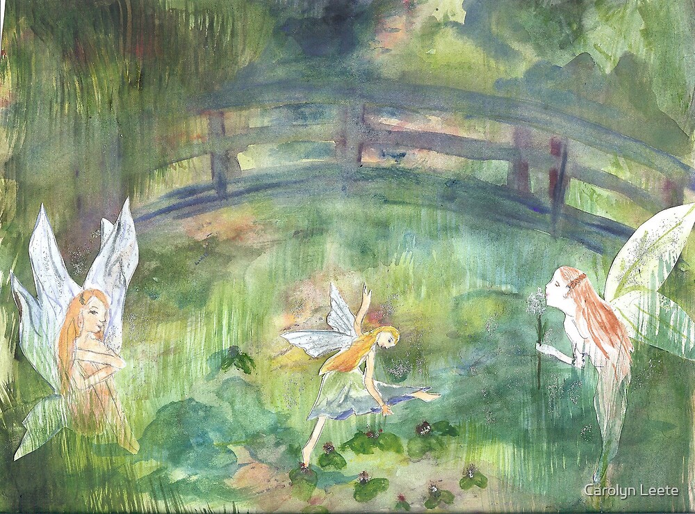 "Dancing Fairies" by Carolyn Leete | Redbubble