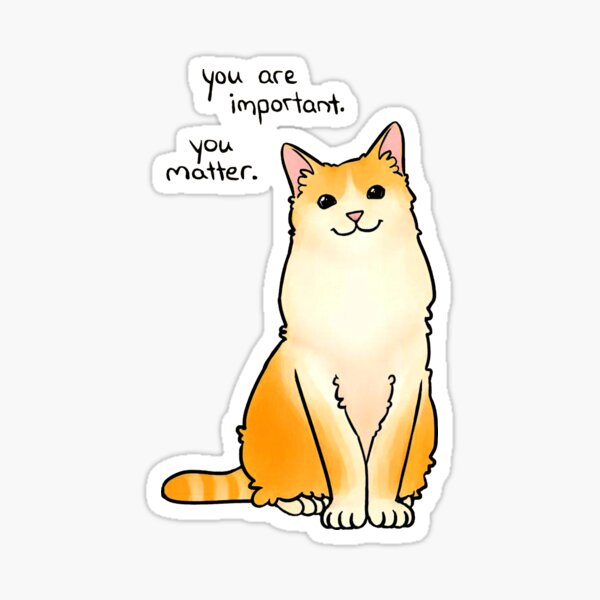 You Are Important Stickers | Redbubble