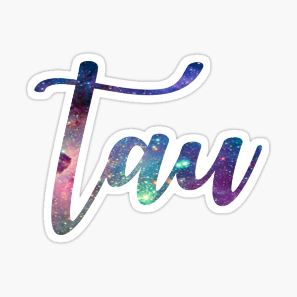 "Tau" Sticker by laureum | Redbubble