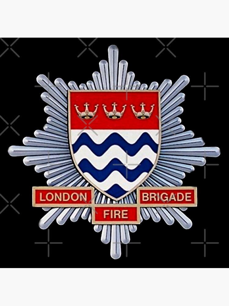 "London Fire Brigade" Sticker for Sale by skanner30 | Redbubble