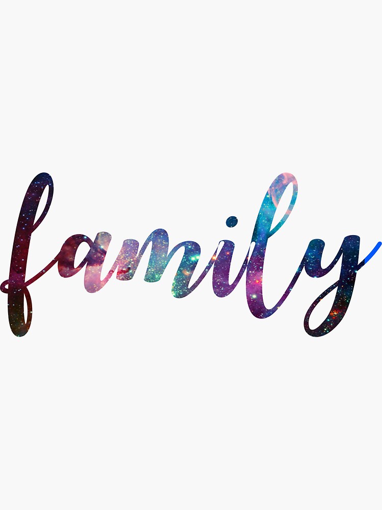 "Family" Sticker for Sale by laureum | Redbubble