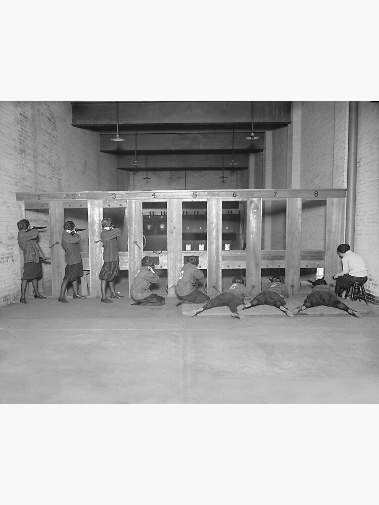 "Girls Rifle Team, 1922. Vintage Photo" Sticker for Sale by ...