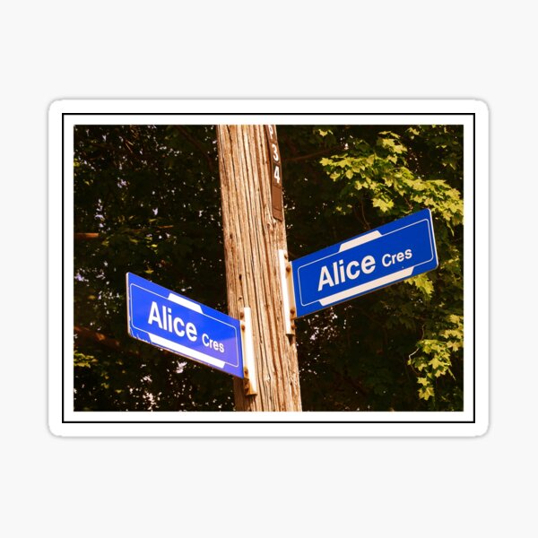 "Alice " Sticker for Sale by PicsByMi | Redbubble