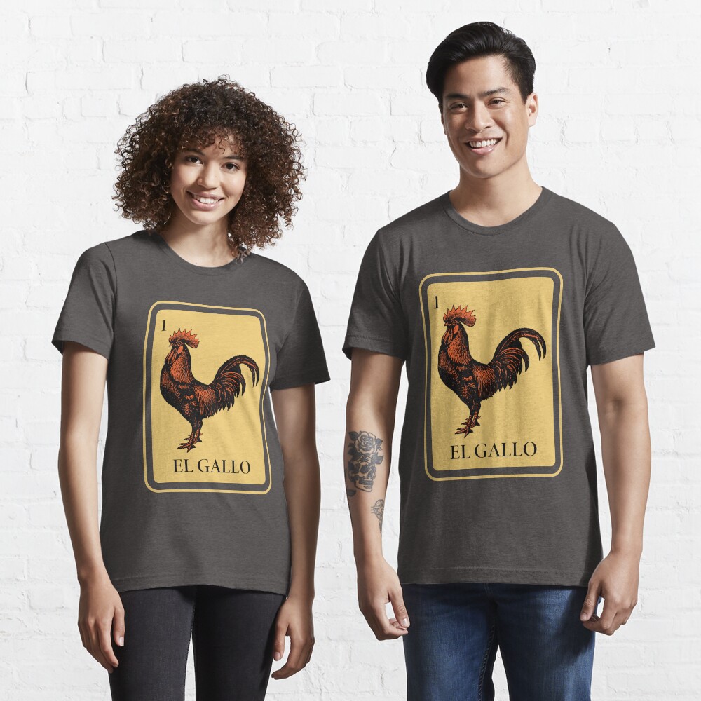 "Mexican El Gallo Loteria Shirt I traditional" T-shirt for Sale by ...