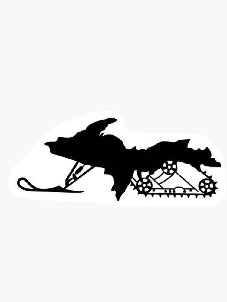 "Sled michigan" Sticker for Sale by rachaelgill | Redbubble