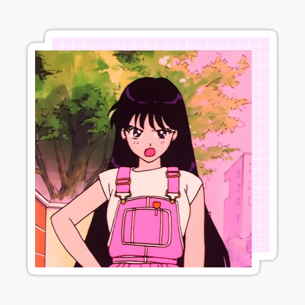 "aesthetic anime girl" Sticker by ECHOS7 | Redbubble
