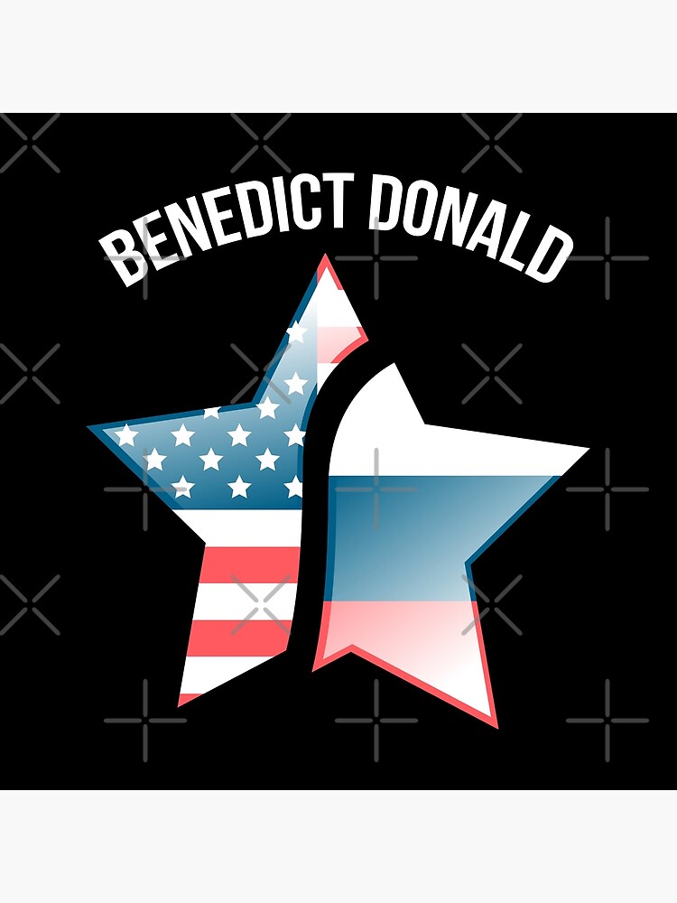 Fotodruck for Sale mit "Benedict Donald USA Russland zerrissen Stern ...