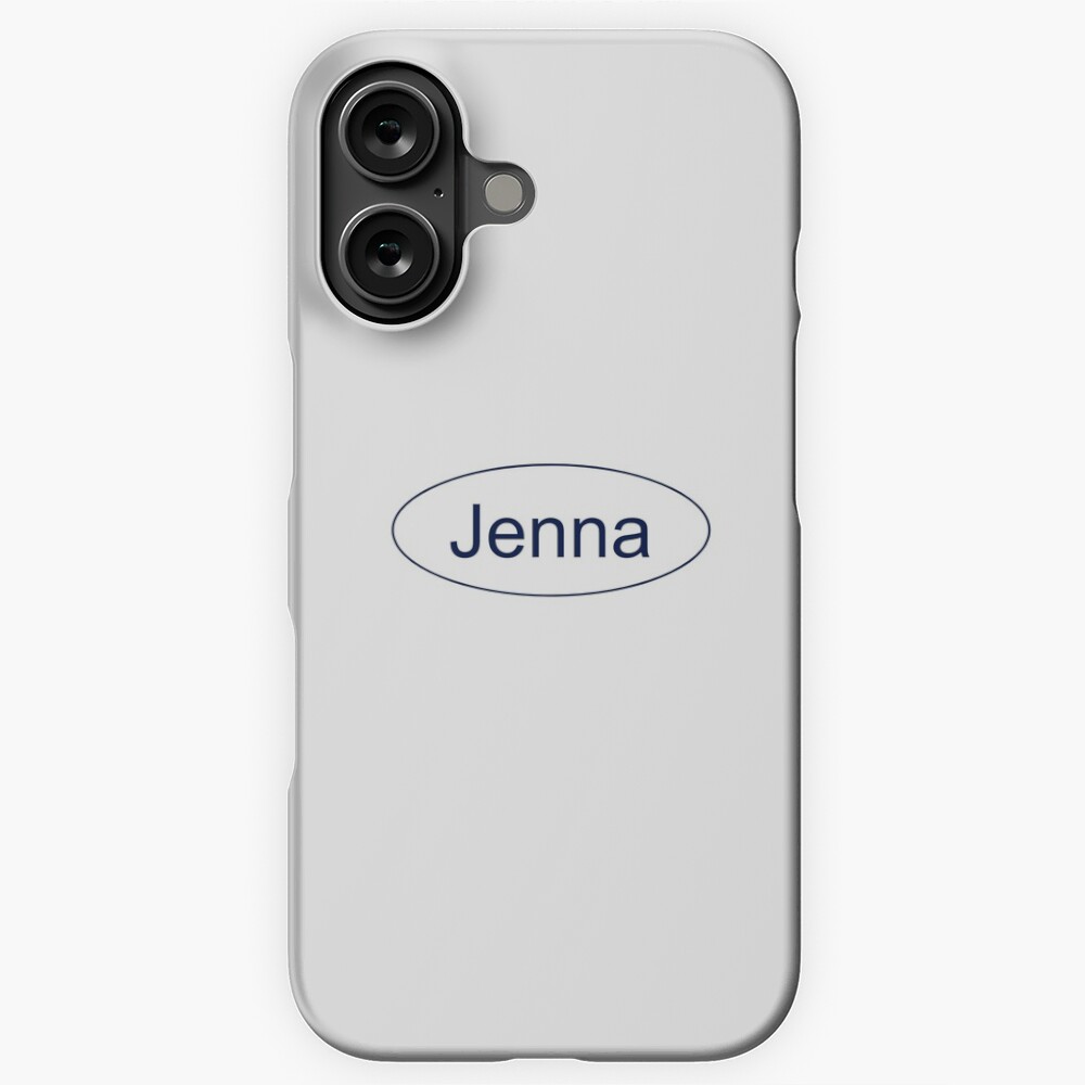 "Jenna Name Tag" Sticker for Sale by adree | Redbubble