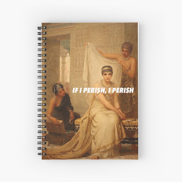 "Queen Esther - Edwin Long(1879) - Quote" Spiral Notebook by GPam ...
