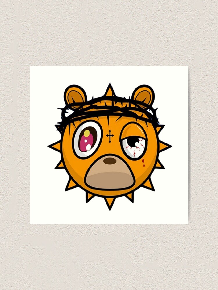"Glo Gang Bear" Art Print for Sale by mostlitmerch | Redbubble