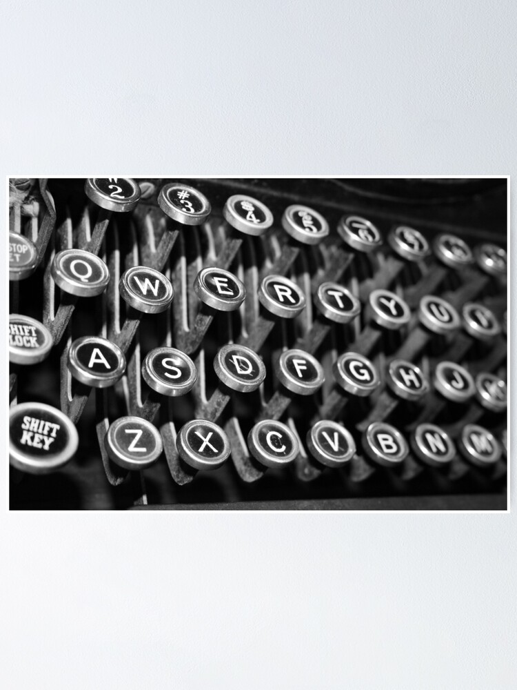 "Full QWERTY Keyboard " Poster by RichImage | Redbubble