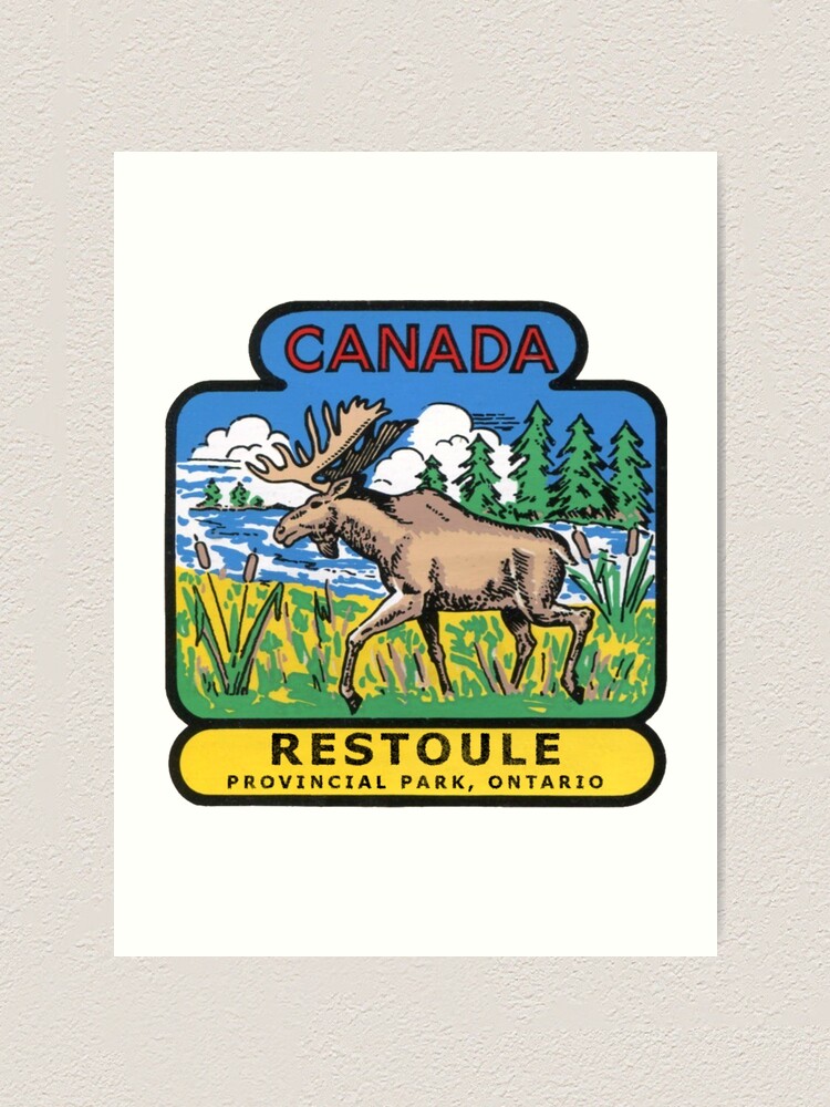 Digital Prints Art & Collectibles Restoule Provincial Park Poster ...