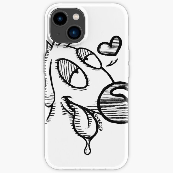 "Dog Mouth Watering Cute Rule34 CatDog Cat Cartoon" iPhone Case for ...