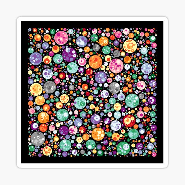 "Points on a circle 018" Sticker for Sale by rupertrussell | Redbubble