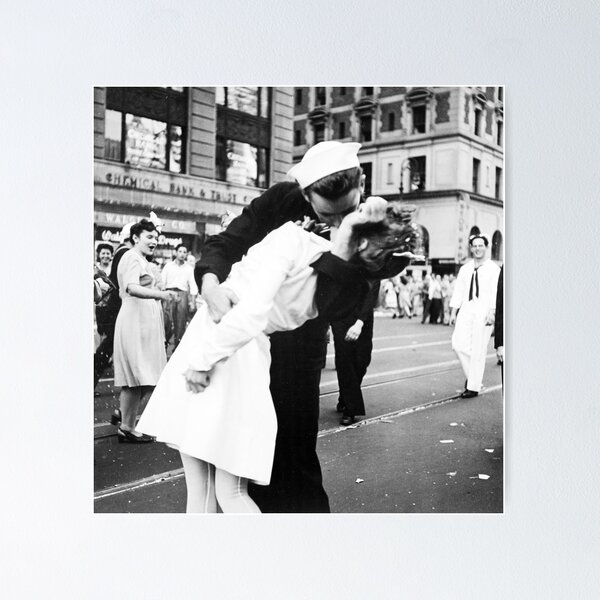 "Kissing the War Goodbye" Poster for Sale by AeroplaneTees | Redbubble