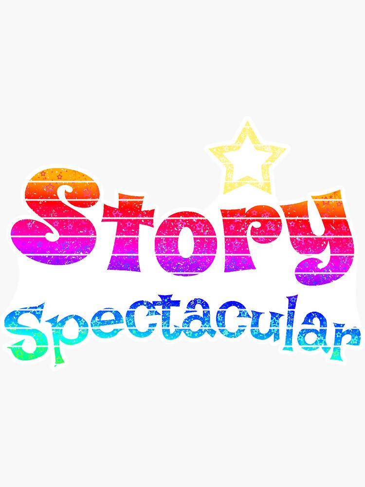 "Story Spectacular Children's Podcast Logo in Rainbow by Storytacular ...