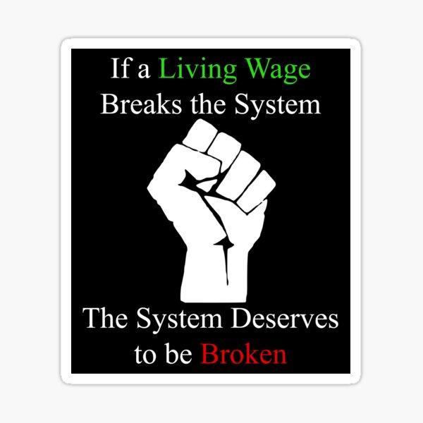 "Break the System!" Sticker for Sale by ComradeSmartass | Redbubble