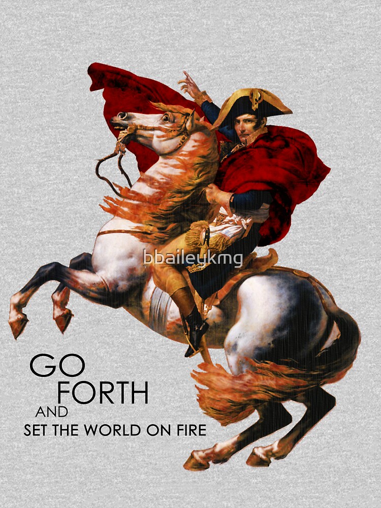 "Go Forth and Conquer" T-shirt for Sale by bbaileykmg | Redbubble ...