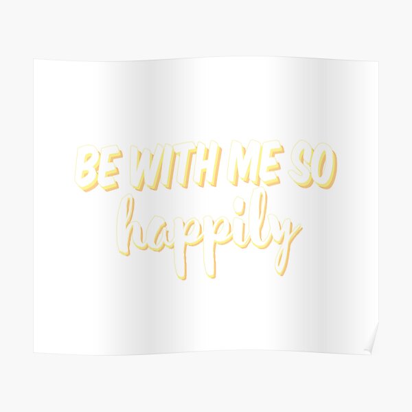 "One Direction - Happily" Poster by Sctstiles | Redbubble