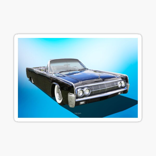 "63 Lincoln" Sticker for Sale by Hawley Designs | Redbubble