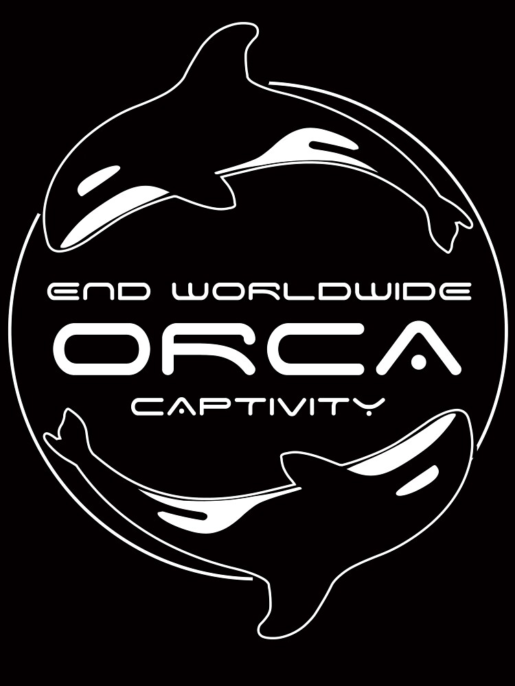 "End Worldwide Orca Captivity" Sticker for Sale by oddmetersam | Redbubble