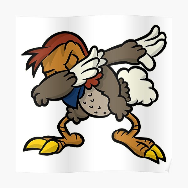 Dabbing Chicken Posters | Redbubble