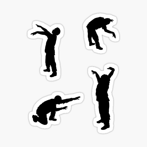 "Funny halloween zombie meme" Sticker for Sale by Kongsgart | Redbubble