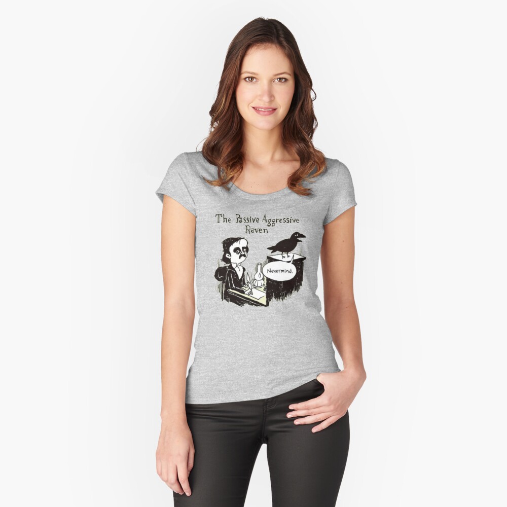 "PASSIVE AGGRESSIVE RAVEN" Greeting Card for Sale by HAUNTERSDEPOT ...