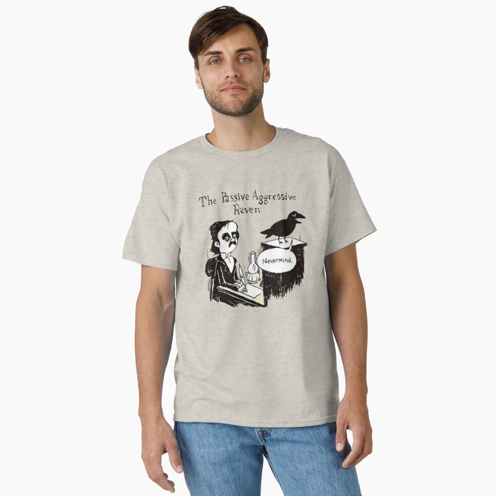 "PASSIVE AGGRESSIVE RAVEN" Greeting Card for Sale by HAUNTERSDEPOT ...