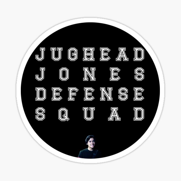 "Jughead Jones a.k.a Cole Sprouse Defense Squad" Sticker for Sale by ...