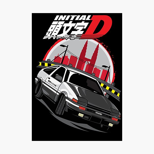 Initial D Wall Art | Redbubble