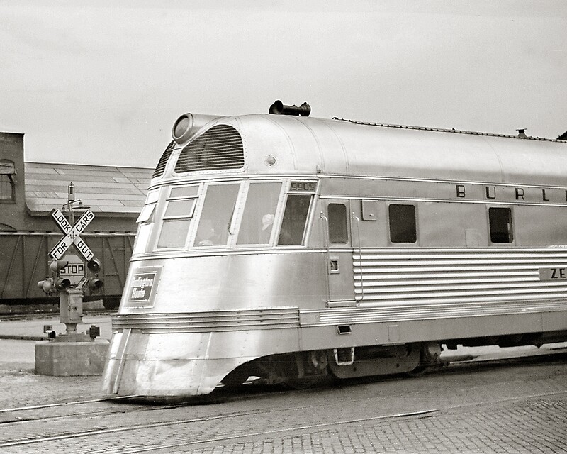 "Zephyr Streamlined Train, 1939. Vintage Photo" by historyphoto | Redbubble