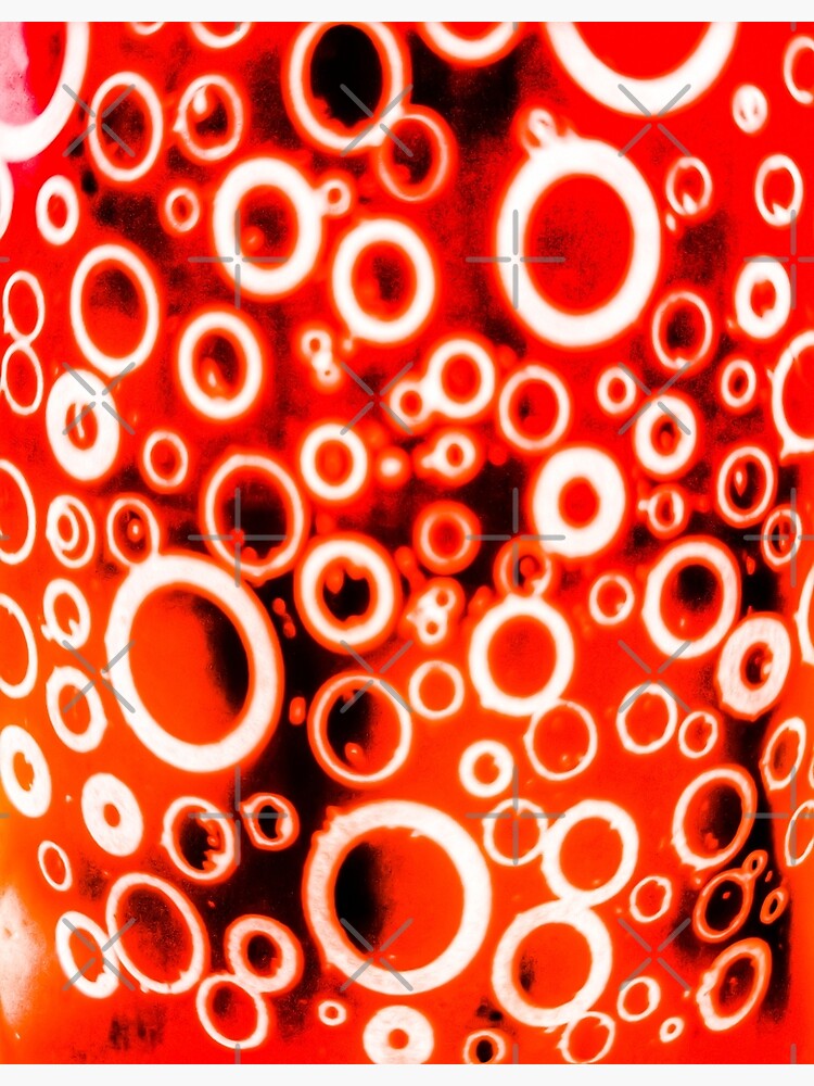 "Red Bubbles" Art Print for Sale by davidbstudios | Redbubble