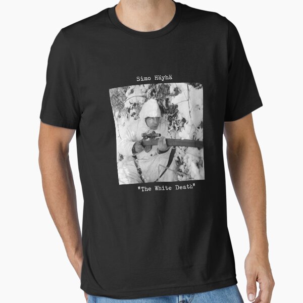 "Simo Häyhä" Essential T-Shirt for Sale by IKET | Redbubble
