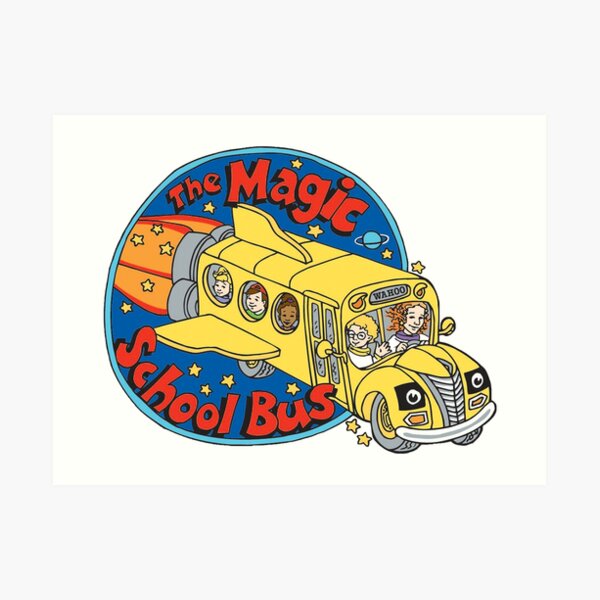Magic School Bus Art Prints | Redbubble