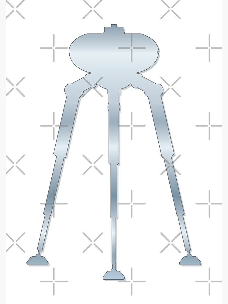 "Three-Legged Alien Transport Machine" Sticker for Sale by ChrisOrton ...